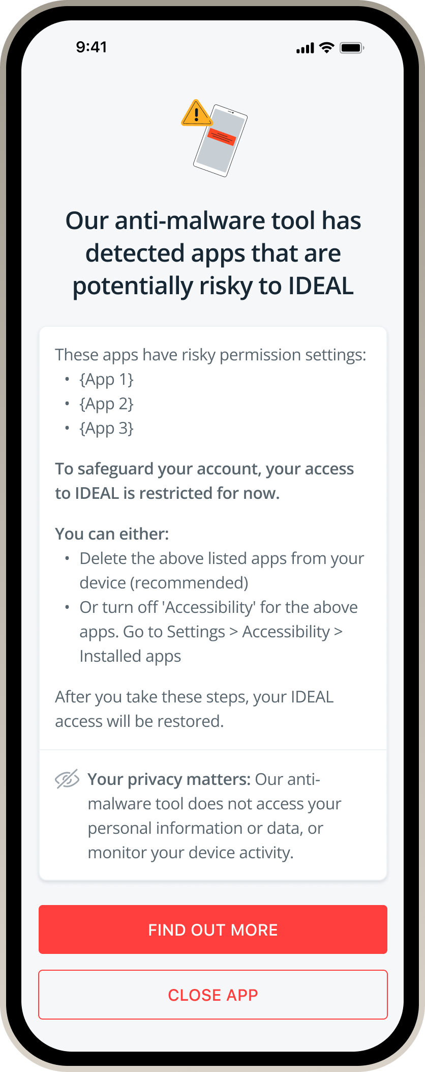 DBS Security Guide on Malware and Jailbroken or Rooted Devices