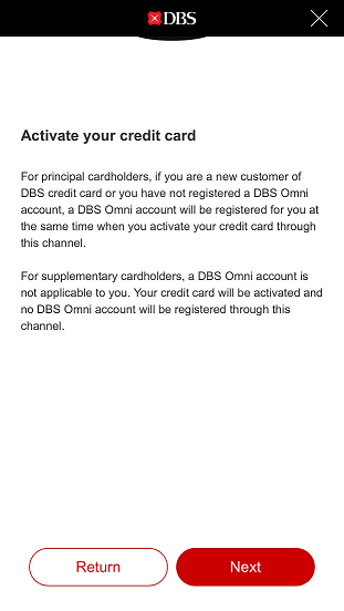 Help & Support | Activate your new credit card | DBS Bank Hong Kong