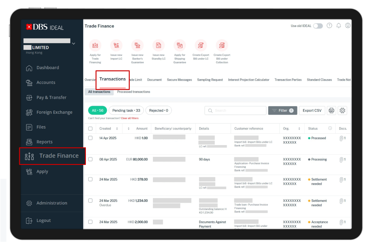 Trade Settlement | DBS IDEAL PowerUp
